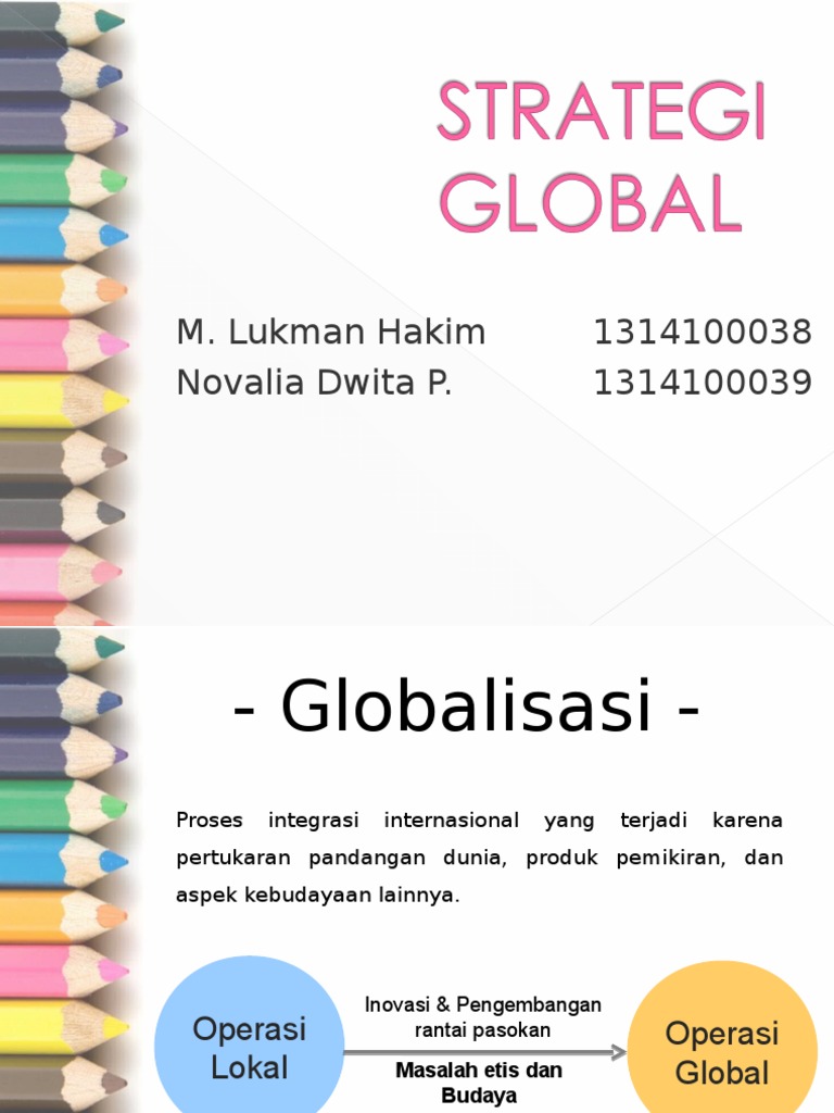 Strategi Operasi Global & Pengembangan | PDF