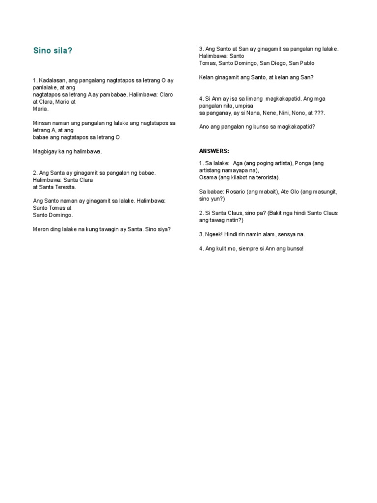 Palaisipan | PDF