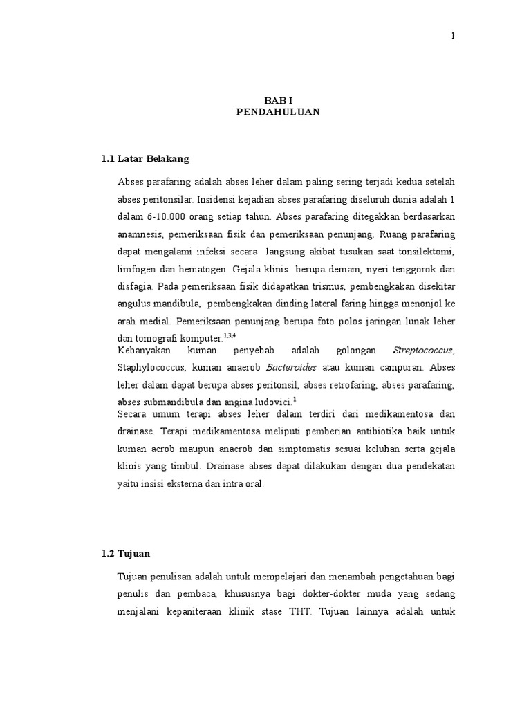 Case Report Abses Parafaring | PDF