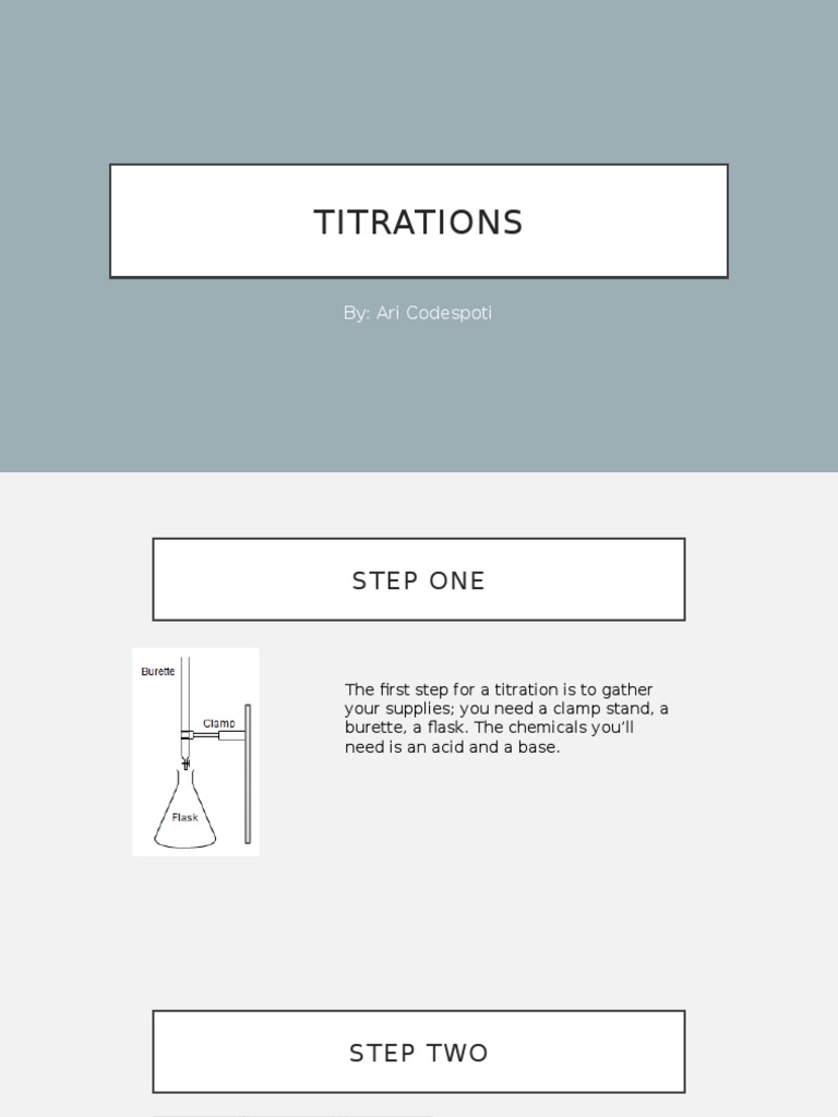 Titrations | PDF