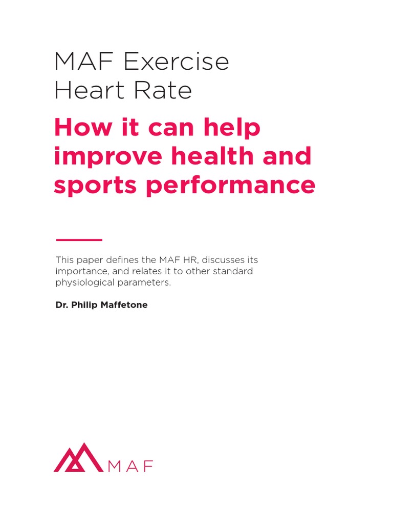 MAF WP Heart Rate v1.5 | PDF | Heart Rate | Aerobic Exercise