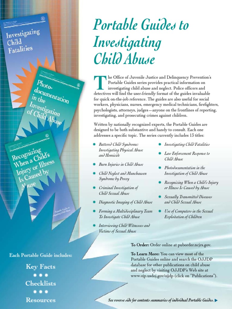 Portable Guides To Investigating Child Abuse | PDF | Child Abuse ...