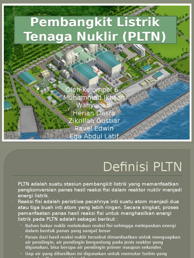 Presentasi Pembangkit Listrik Tenaga Nuklir PLTN | PDF