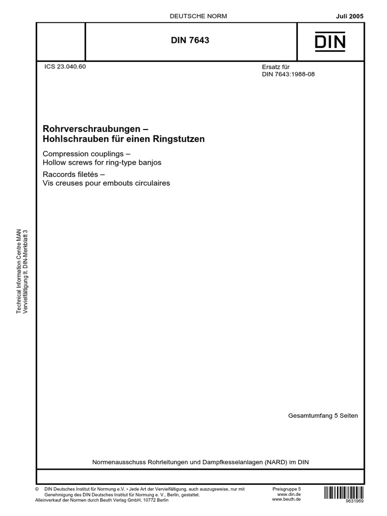 Din 7643 PDF | PDF