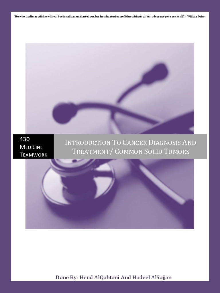 Introduction To Oncology | PDF | Colorectal Cancer | Cancer