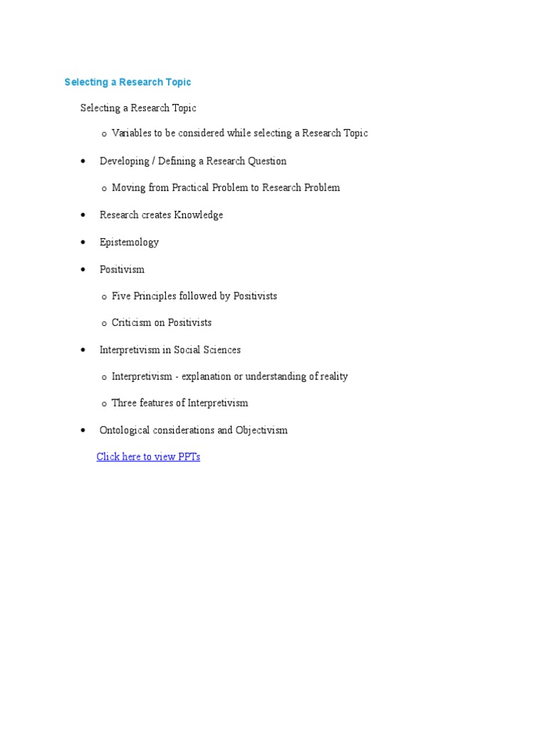 Understanding Interpretivism in Research | PDF