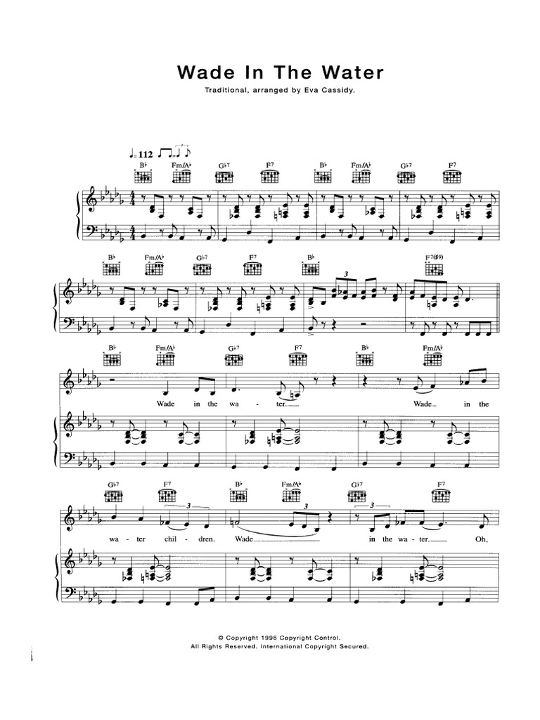 Wade In The Water Guitar Chords