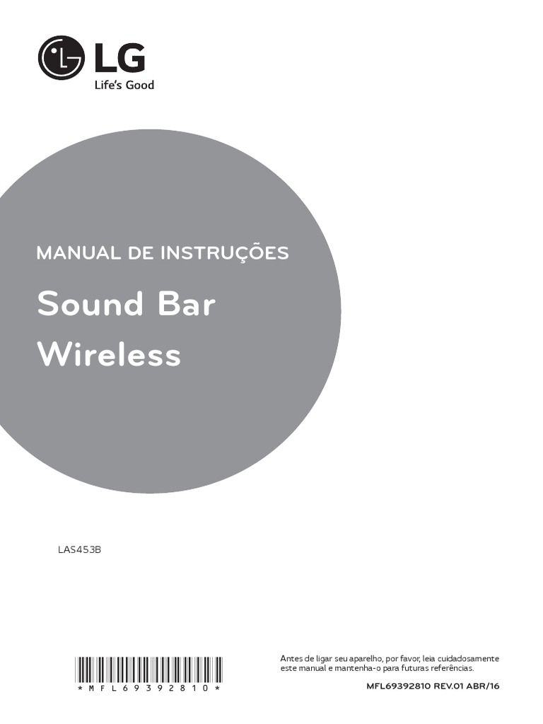 Manual LG Las453b Rev01 | PDF | Bluetooth | Embalagem e rotulagem