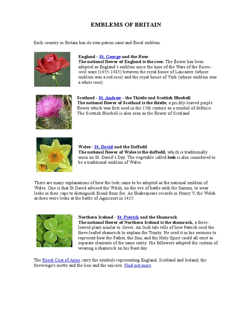 Emblems of Britain | PDF