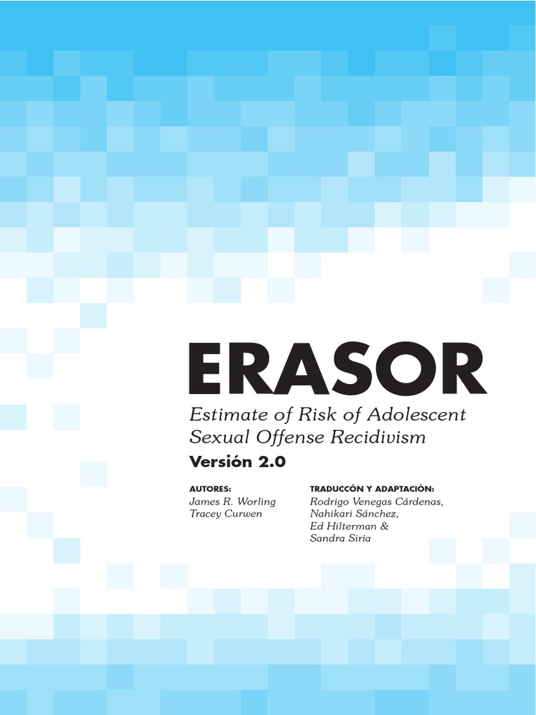 ERASOR Spanishversion | PDF | Delito | Adultos