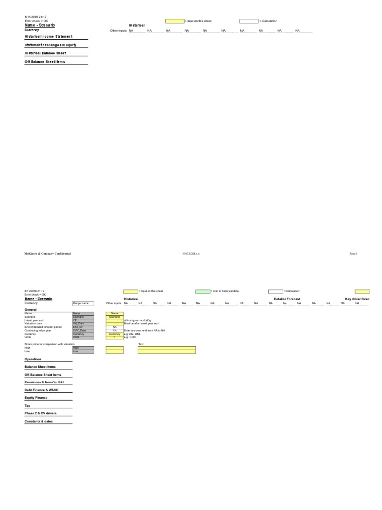 McKinsey DCF Valuation Model Overview | PDF | Discounted Cash Flow ...