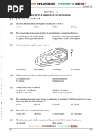 GEOPHYSICS Question Bank: Answer: B | PDF | Geophysics | Earth's ...