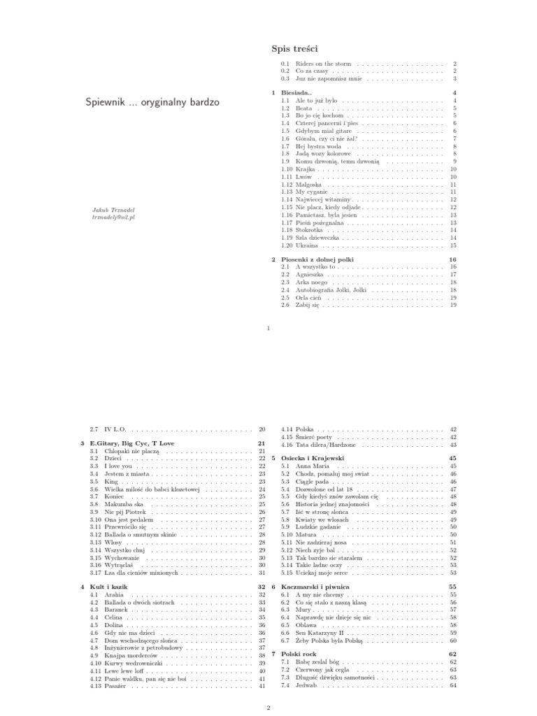 Songbook | PDF