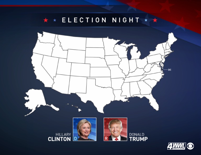 WWLTV Printable US Electoral College Map | PDF