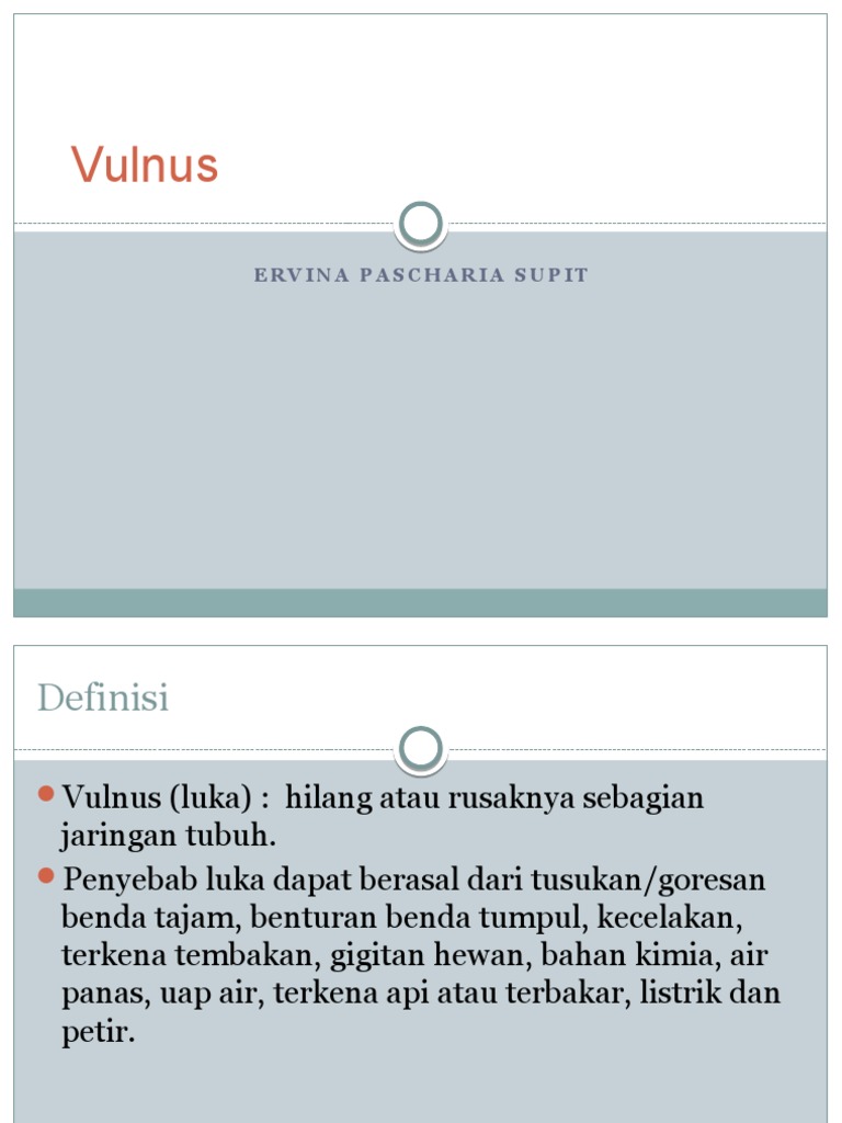 Jenis dan Macam-Macam Luka | PDF