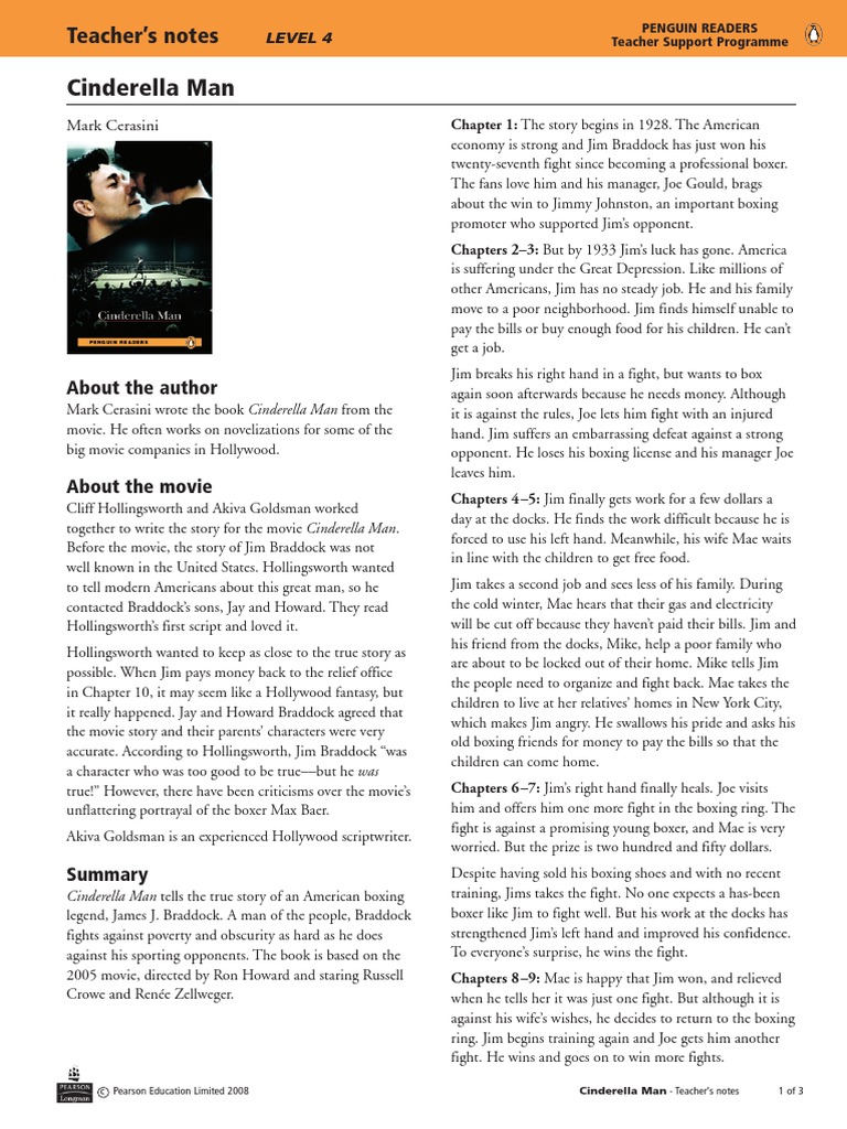 Cinderella Man Summary PDF | PDF | Sports & Recreation