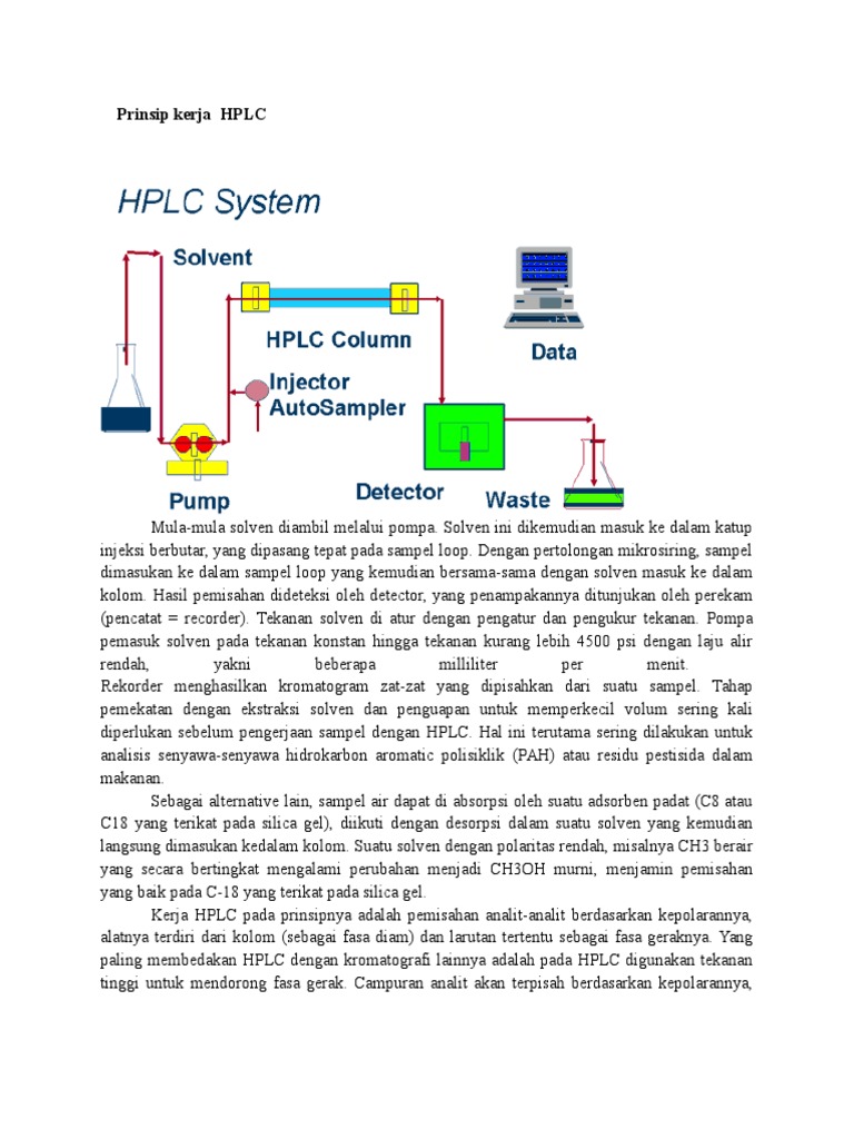 Prinsip Kerja HPLC | PDF | Sains & Matematika