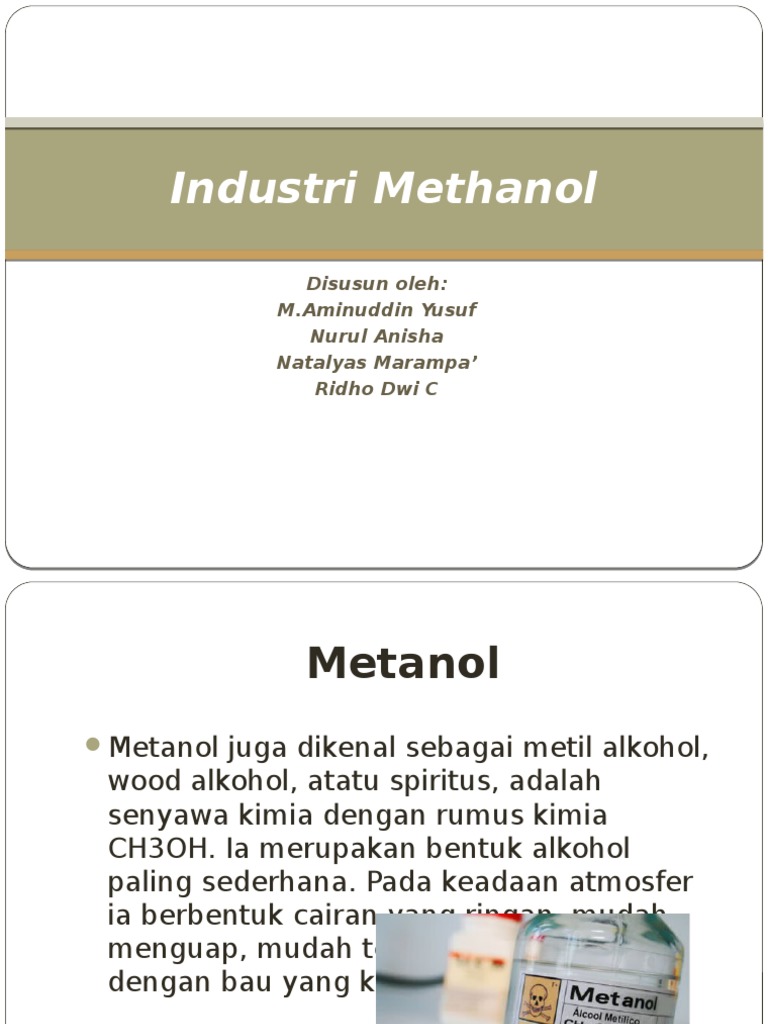 Industri Methanol | PDF
