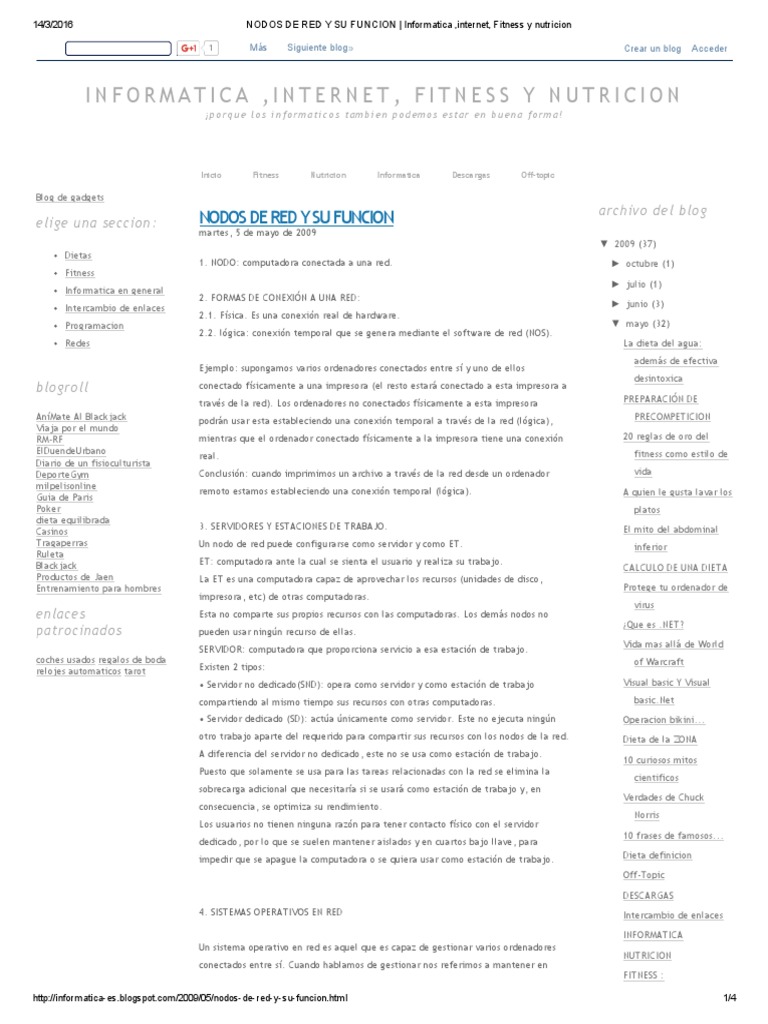 Nodos de red y sus funciones: tipos de conexión, servidores, sistemas ...