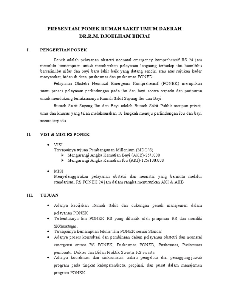 Presentasi Ponek | PDF | Pengembangan Diri