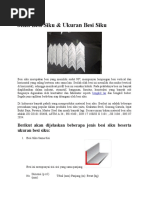 Tabel Spesifikasi Besi Siku | PDF