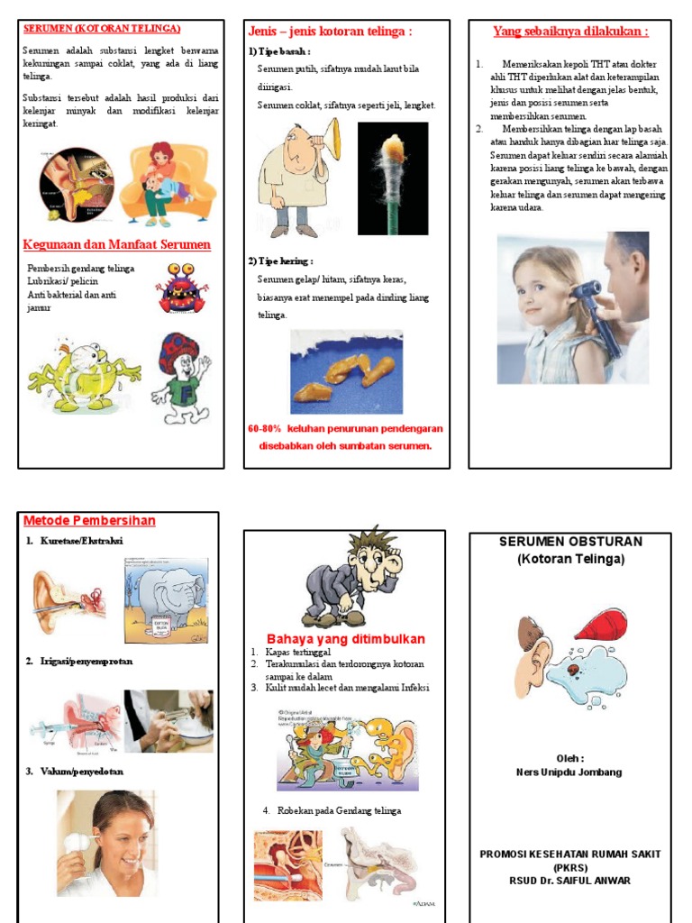 Leaflet Serumen Obsturan | PDF