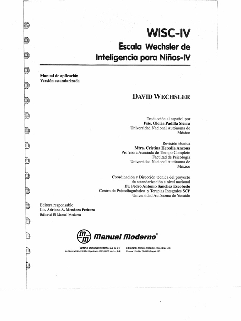 Wisc IV | PDF