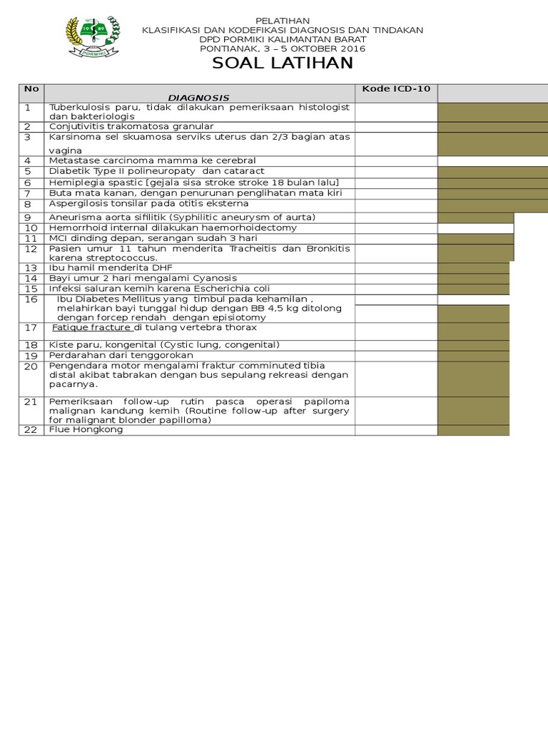 Soal Latihan Coding | PDF | Sains & Matematika