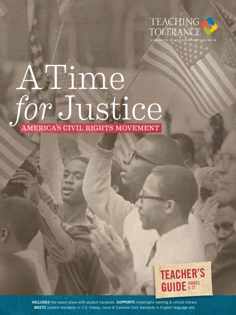 A Time For Justice America's Civil Right Movement - Teacher's Guide ...