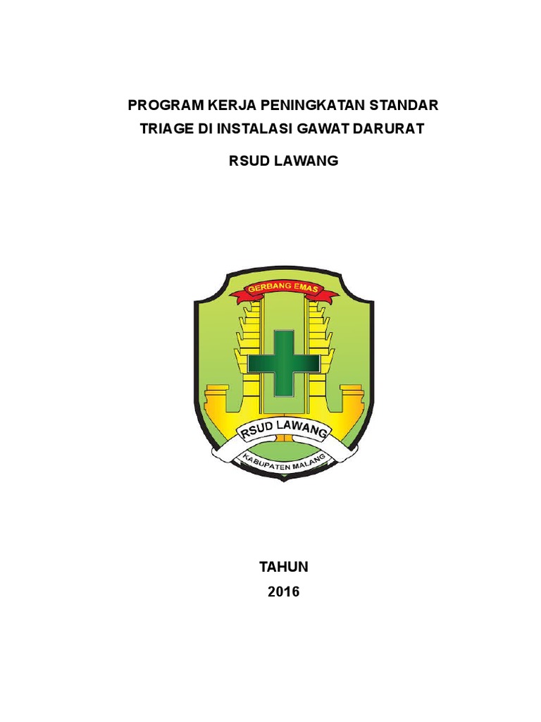 Program Kerja Igd Triage Fix | PDF