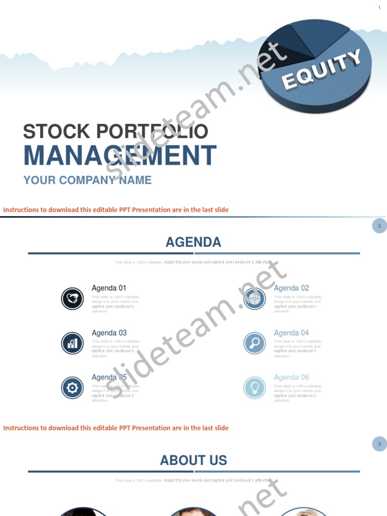 Equity Shares Stock Portfolio Management Presentation PowerPoint ...