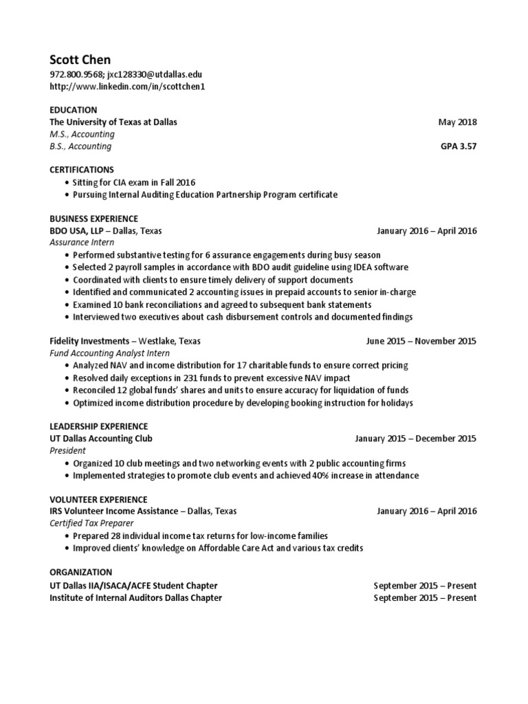 2016 Fall CMC Resume | PDF