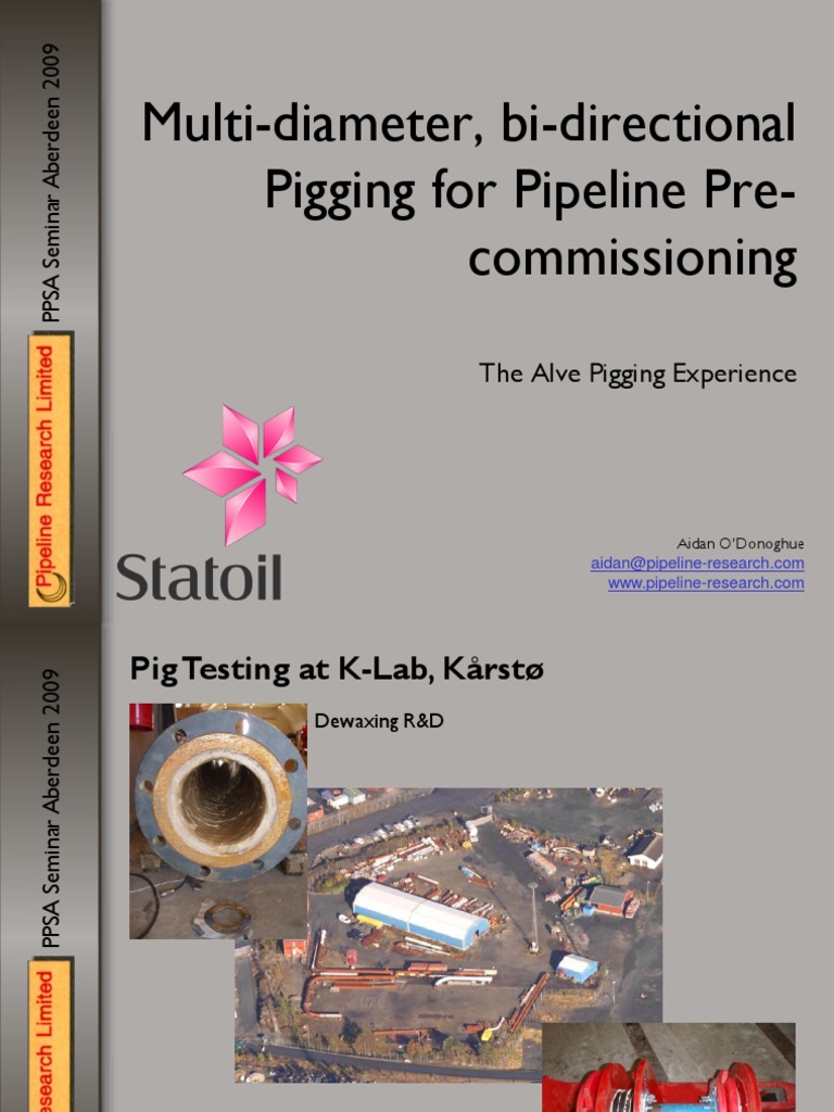 Pipeline Pigging PDF | PDF | Pipeline Transport | Mechanical Engineering