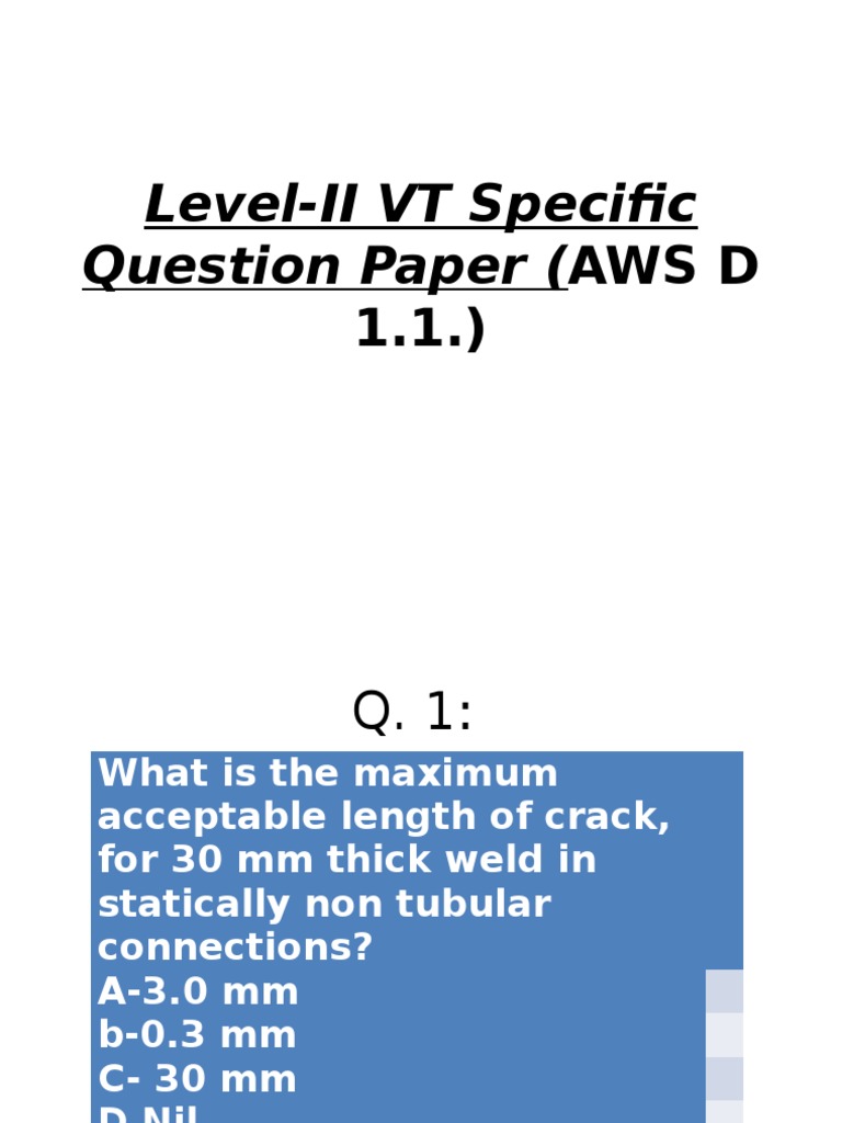 Visual Inspection Standards and Acceptance Criteria for Welded Joints ...