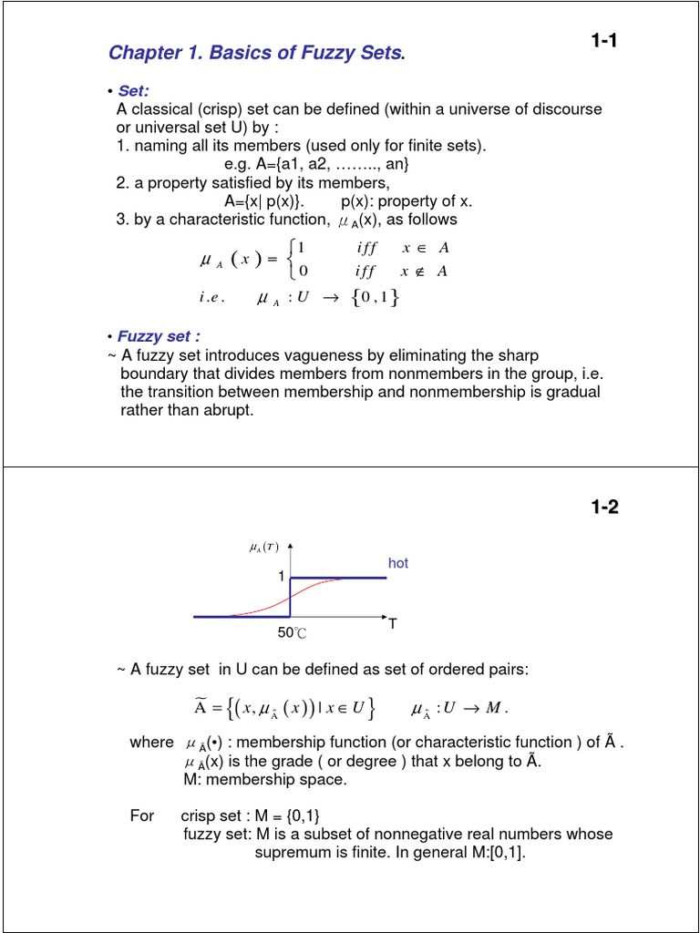 2 Chapter 1 | PDF | Fuzzy Logic | Mathematical Logic