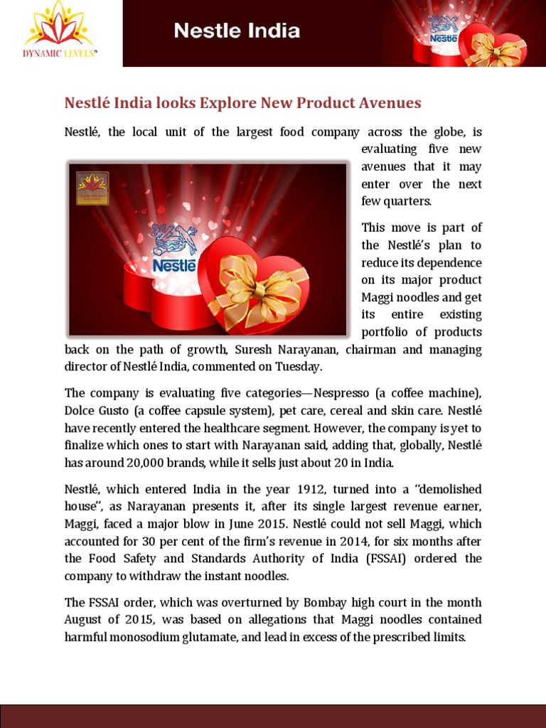 Nestle India | PDF | Nestlé | Investing