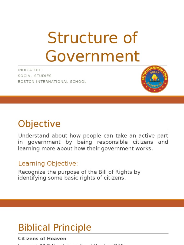 Structure of The Government | PDF
