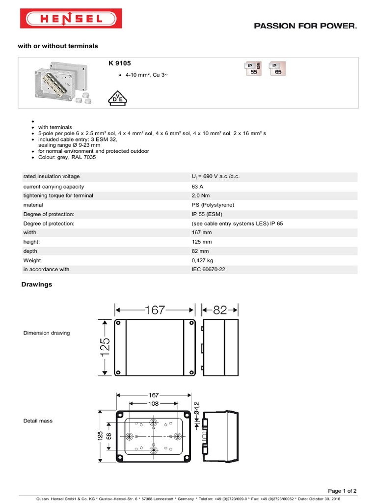 With or Without Terminals K 9105 | PDF