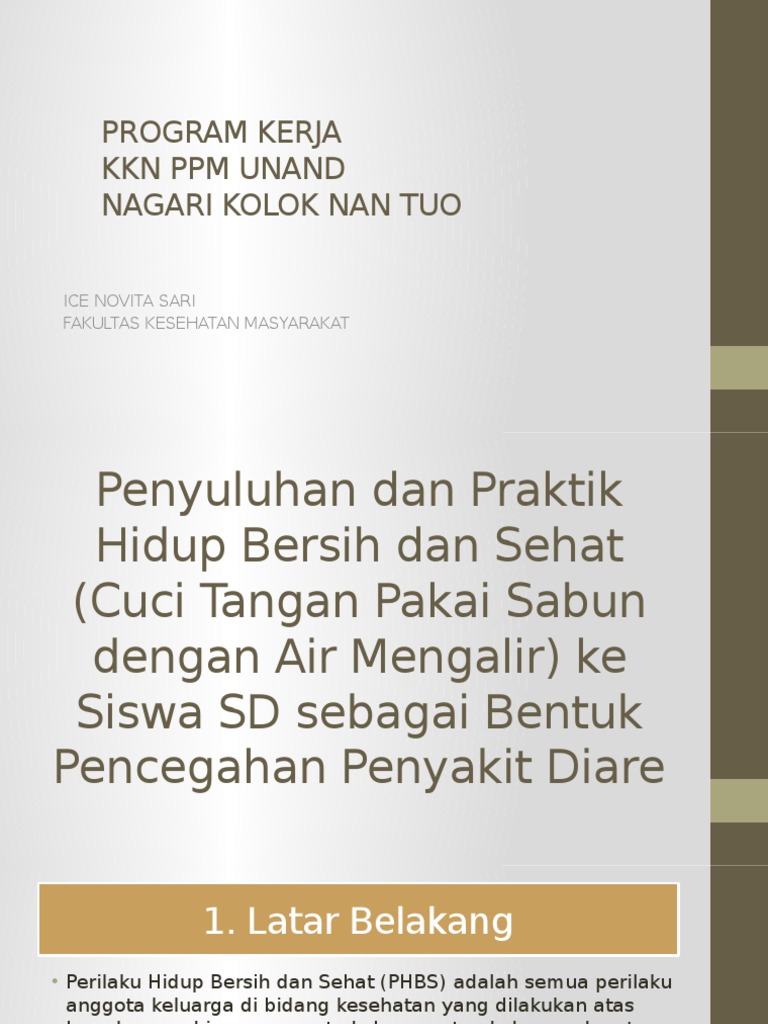 Program Kerja KKN | PDF