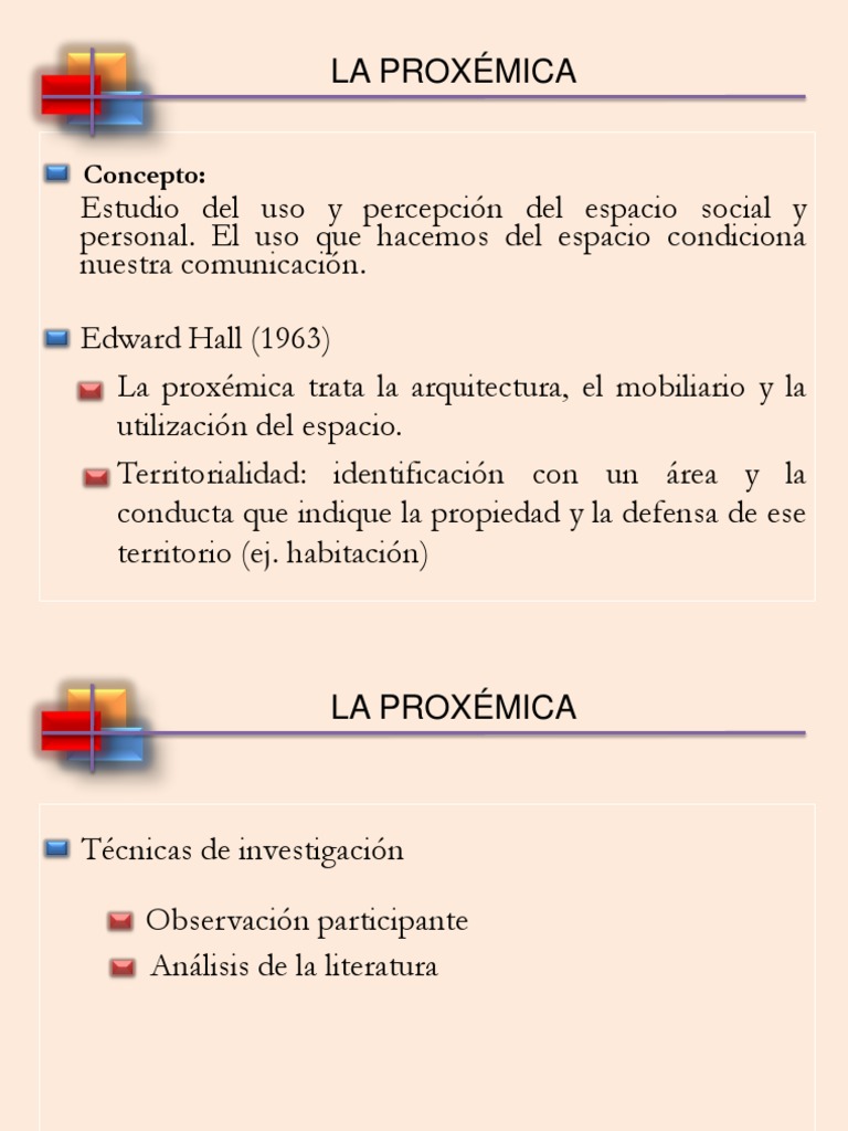Proxemia | PDF | Espacio | Comportamiento