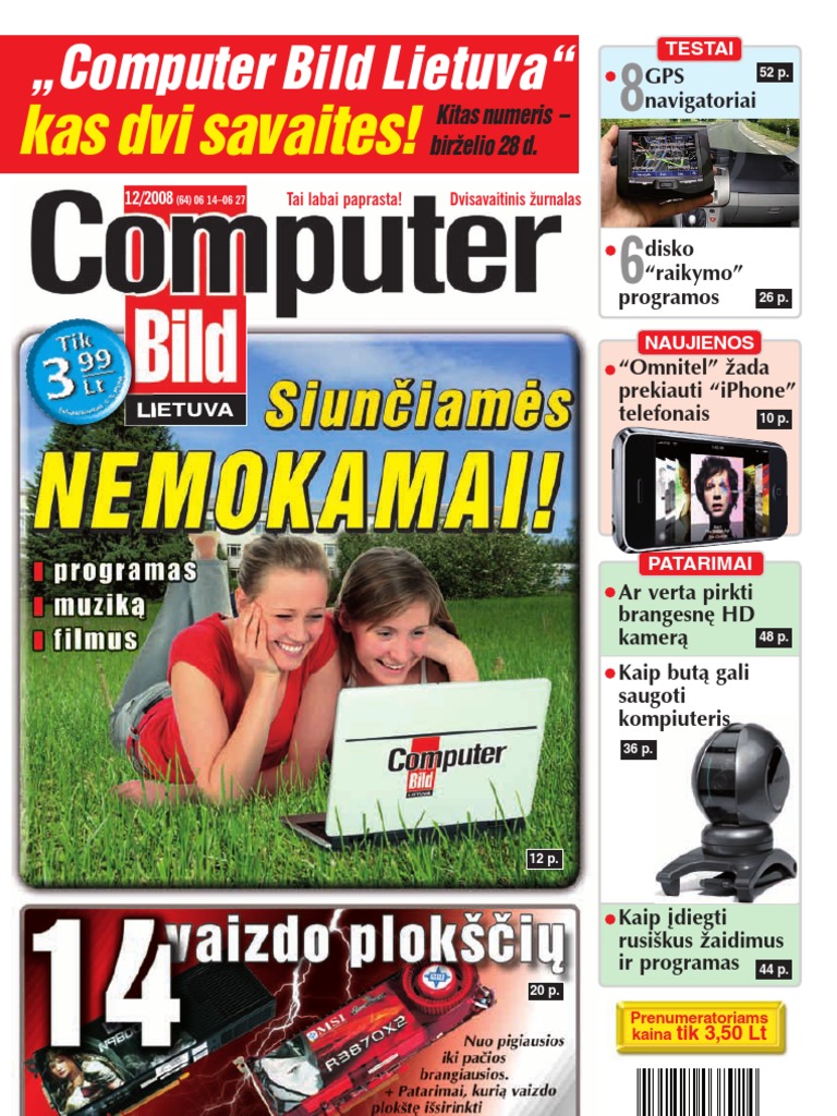 "Computer Bild Lietuva" Nr. 12/2008 | PDF