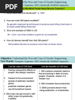 Test On Gmos GM Foods Cloning b1b2 Grammar Drills Information Gap ...