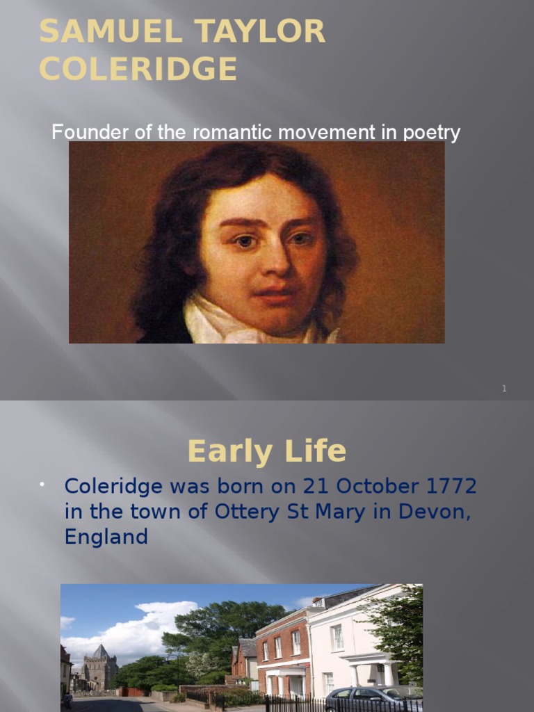 Samuel Taylor Coleridge | PDF | Samuel Taylor Coleridge | William ...