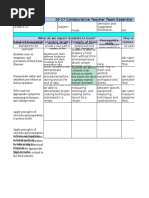 Learning Progression Template Teacher Student | PDF