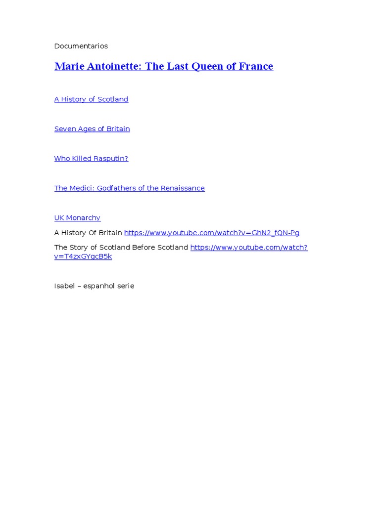 Marie Antoinette: Last Queen of France | PDF