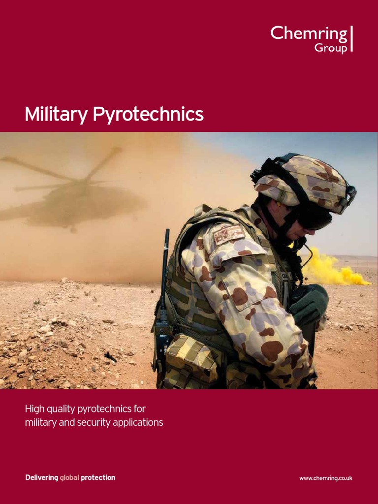 Military Pyrotechnics Brochure 15-01-05 LR | PDF | Explosive Material ...