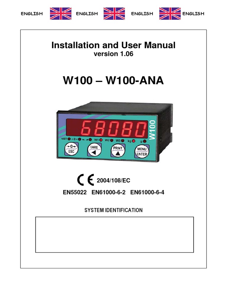 User Manual W100 | PDF | Parameter (Computer Programming) | Relay