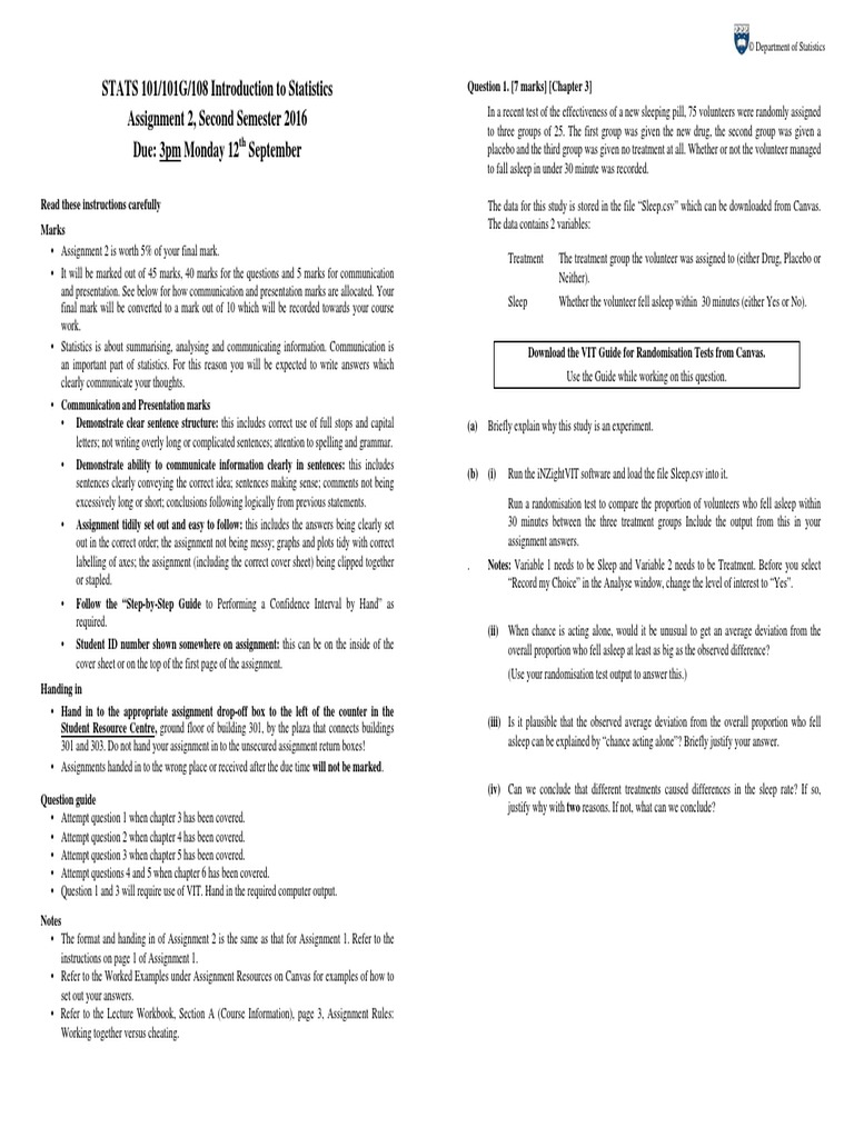 Assignment 2 Download Free Pdf Bootstrapping Statistics Confidence Interval