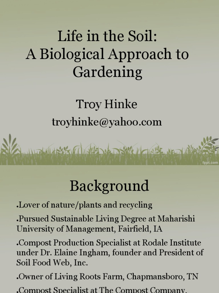 Soil Food Web for Gardeners | PDF | Compost | Soil