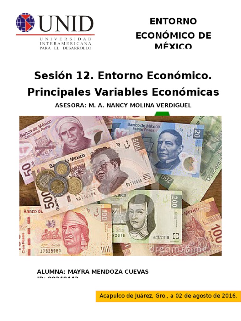 Principales Variables Económicas | PDF | México | Inflación